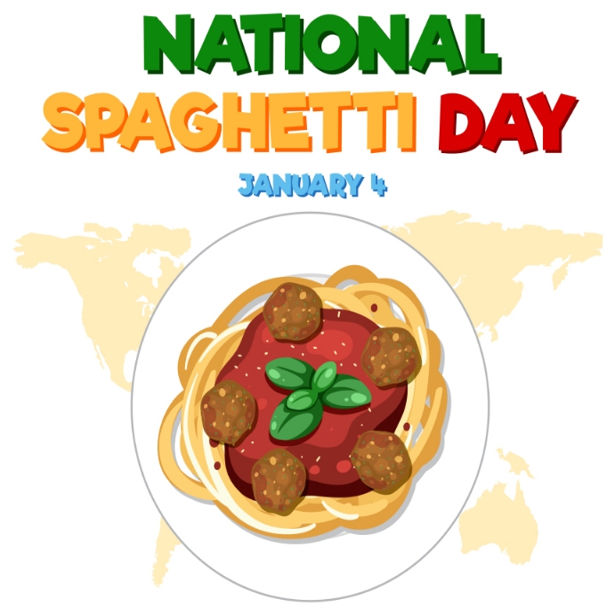 National spaghetti day background design Template | PosterMyWall