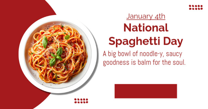 Plantilla de National Spaghetti Day Facebook Shared Image | PosterMyWall
