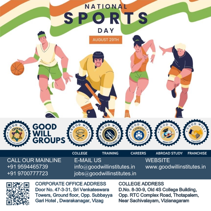 Copy of national sports day | PosterMyWall