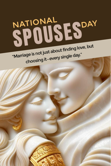 NATIONAL SPOUSES DAY Template | PosterMyWall