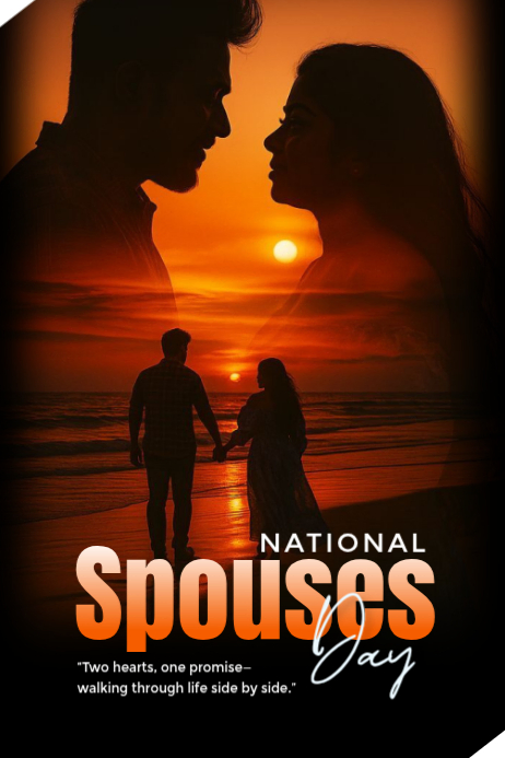 NATIONAL SPOUSES DAY Template | PosterMyWall