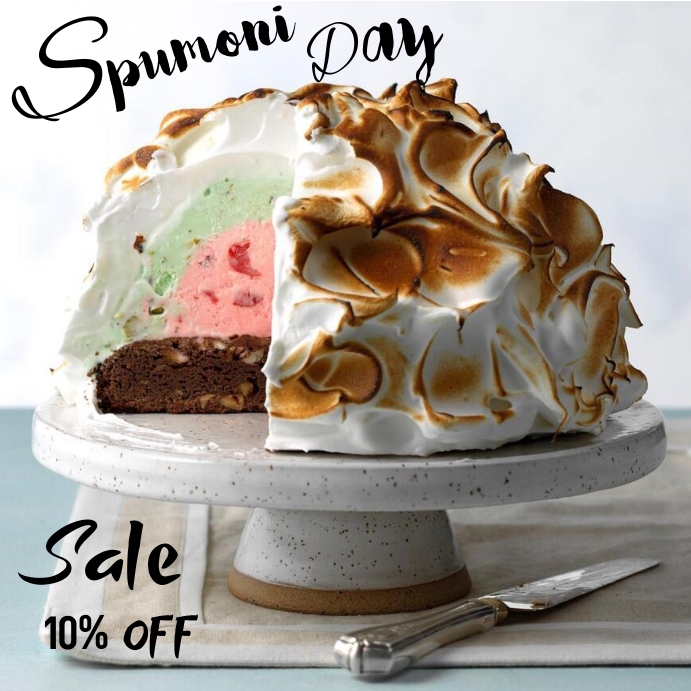 Plantilla de Día Nacional de Spumoni | PosterMyWall