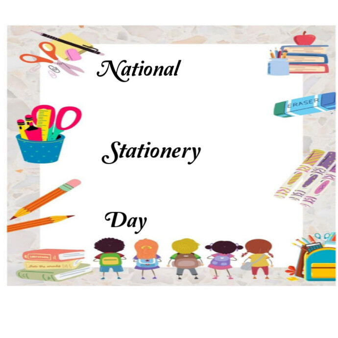 Plantilla de National stationery day | PosterMyWall