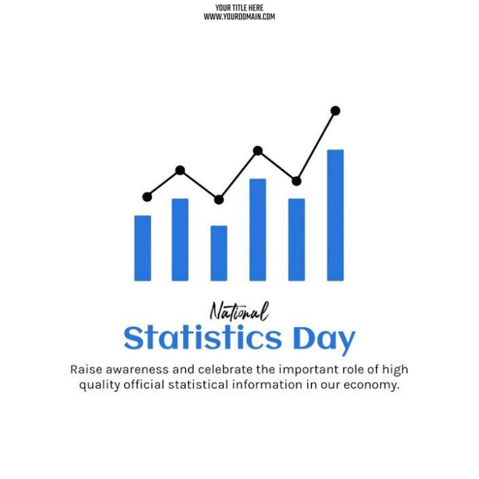 National Statistics Day Template | PosterMyWall