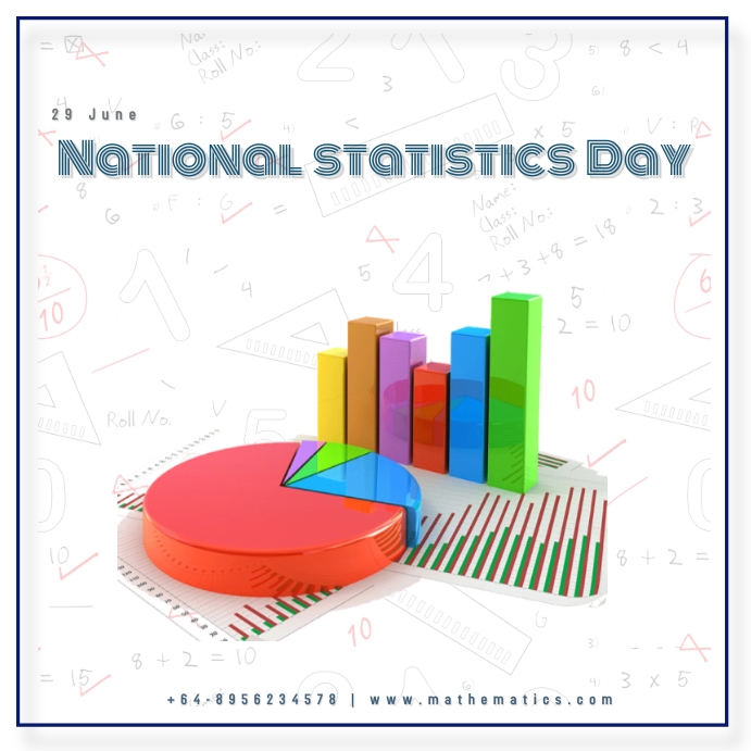National Statistics Day Template | PosterMyWall