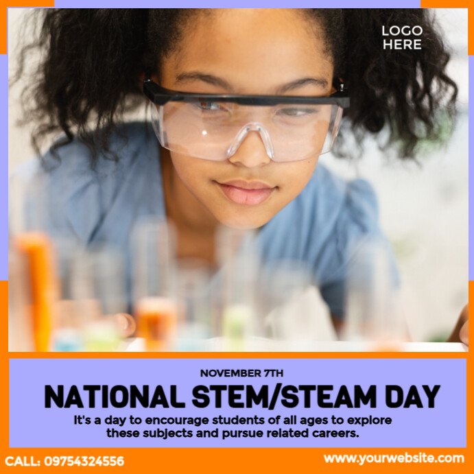 National STEM/STEAM Day Template | PosterMyWall