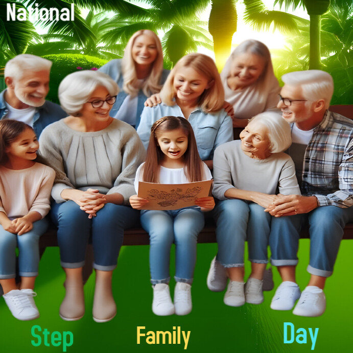 National step family day Template | PosterMyWall