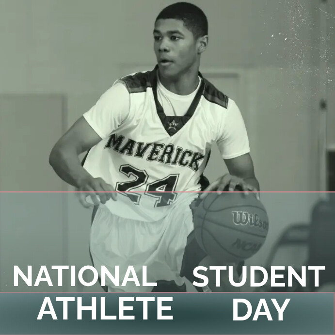 Copy of National student athlete day | PosterMyWall