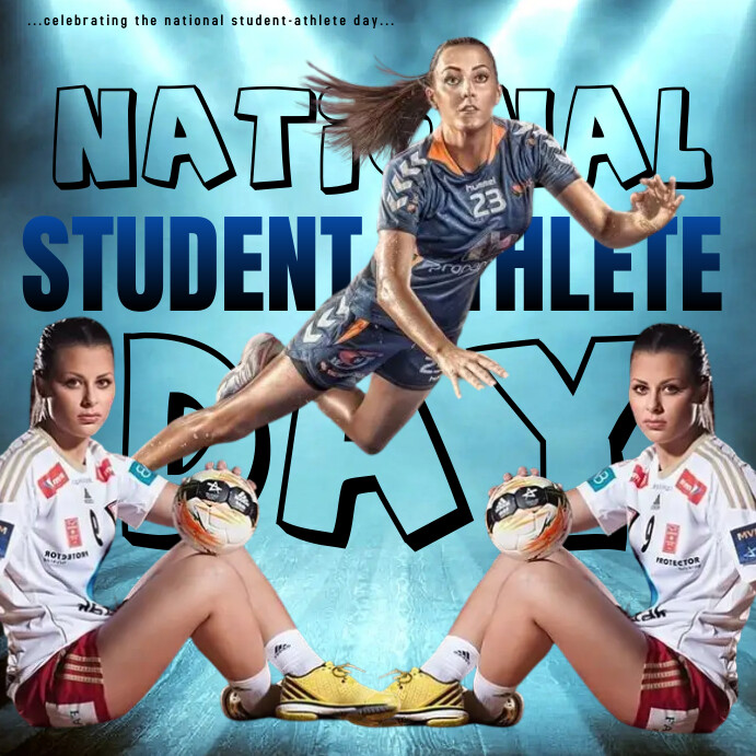National Student-Athlete Day Template | PosterMyWall