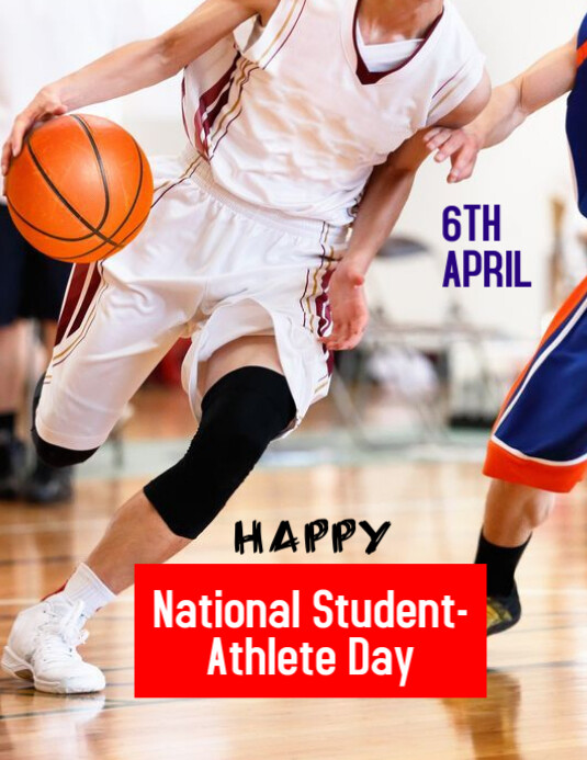 Plantilla de National Student-Athlete Day | PosterMyWall