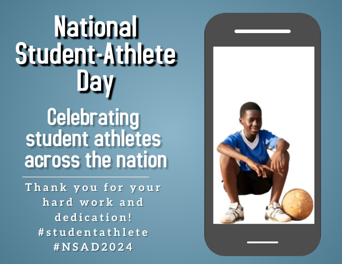 National Student-Athlete Day Template | PosterMyWall