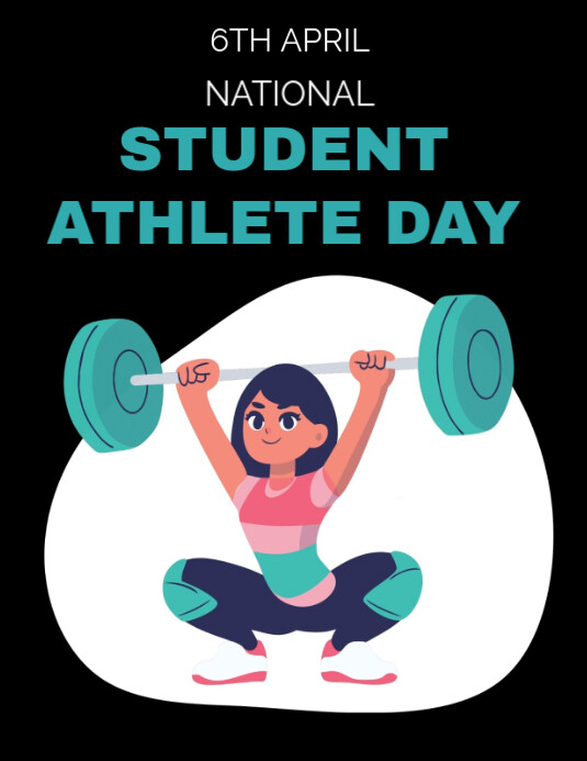 National Student-Athlete Day Template | PosterMyWall