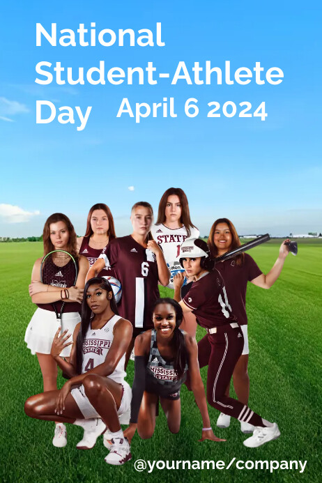 National Student-Athlete Day Poster Template | PosterMyWall