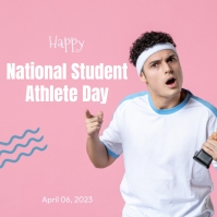 national student athlete day template | PosterMyWall