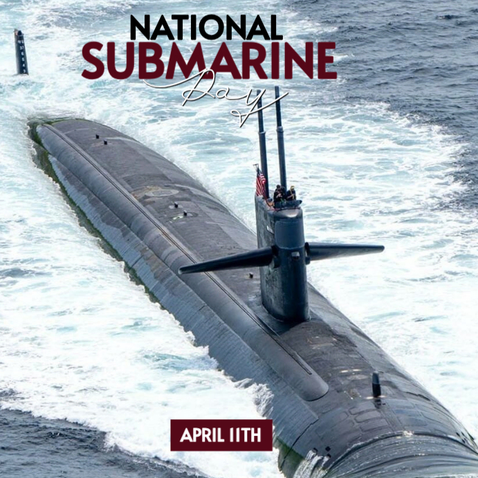 Plantilla de National Submarine Day Instagram Post | PosterMyWall