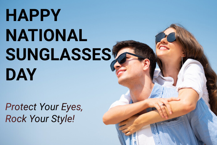 National Sunglasses Day Template | PosterMyWall