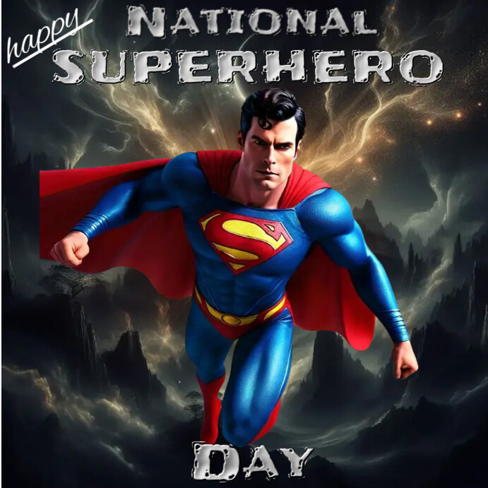 Plantilla de National superhero day | PosterMyWall