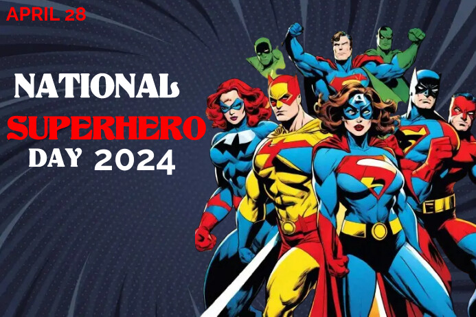 National Superhero day Template | PosterMyWall