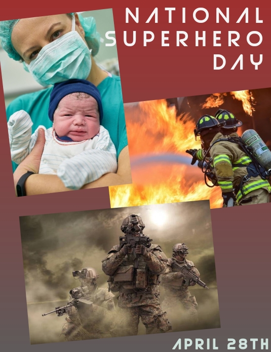 Plantilla de National Superhero Day | PosterMyWall