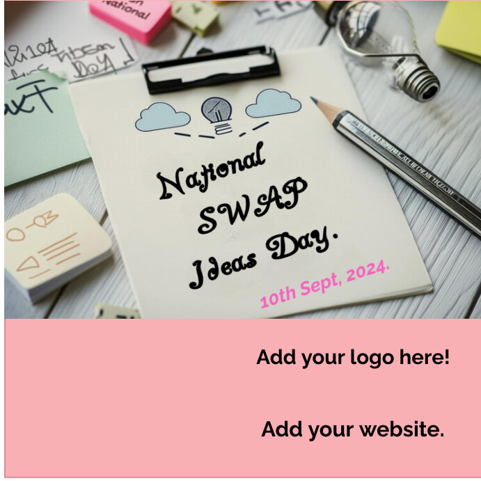 National Swap Ideas Day Template | PosterMyWall