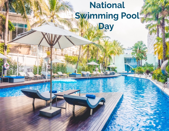 National swimming pool day concept Template | PosterMyWall