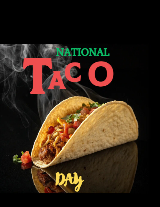 National taco day Template | PosterMyWall