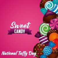 National Taffy Day background Template | PosterMyWall