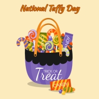 National Taffy Day background Template | PosterMyWall