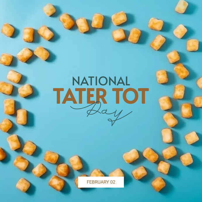 Plantilla de National Tater Dot Day Instagram post | PosterMyWall