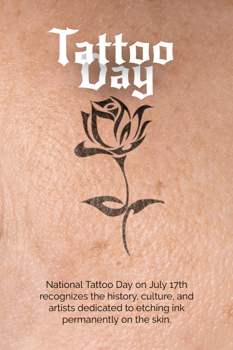 National Tattoo Day Poster Template | PosterMyWall