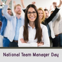 national team manager day Template | PosterMyWall