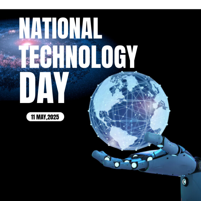 Copy of National technology day 2025 | PosterMyWall