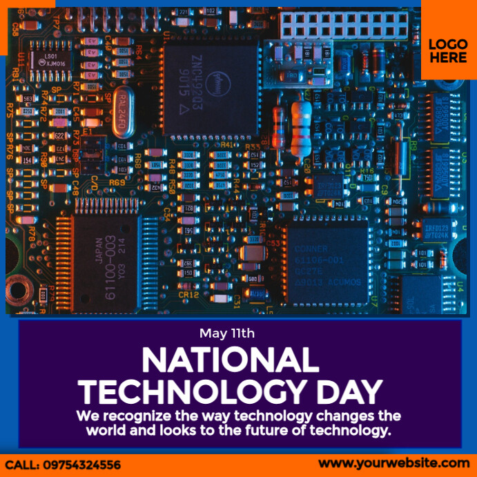 National Technology Day Template | PosterMyWall