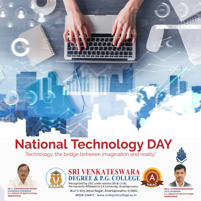 national technology day of SVDC (1) Template | PosterMyWall