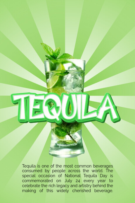 National Tequila Day Poster Template | PosterMyWall