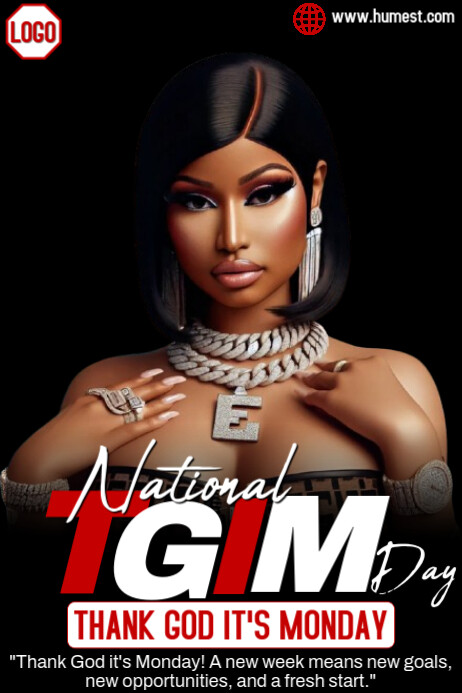 National Thank God It's Monday Day Design Template | PosterMyWall