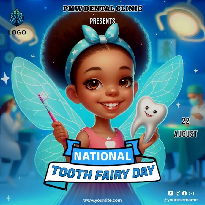 National Tooth Fairy Day Template | PosterMyWall