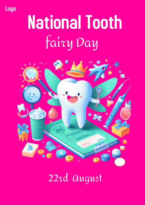 Plantilla de National Tooth fairy Day | PosterMyWall