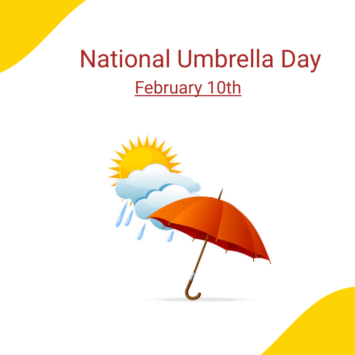 national umberlla day Template | PosterMyWall