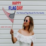 National USA Flag Day Instagram post Template | PosterMyWall