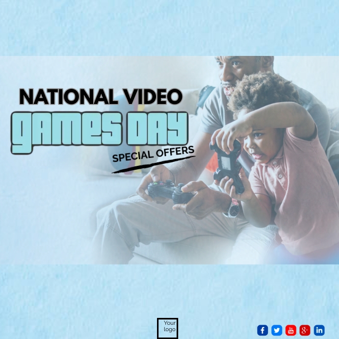 National Video Game Day Template | PosterMyWall