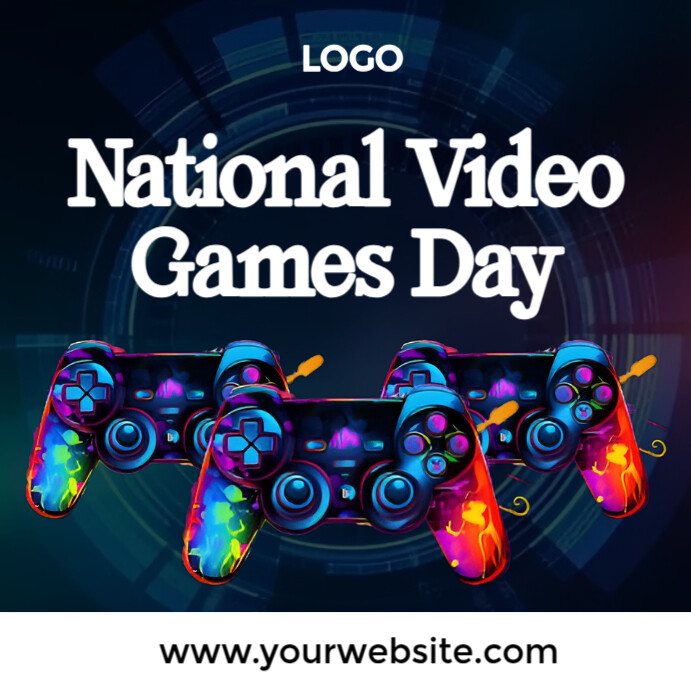 Plantilla de National video games day design template | PosterMyWall