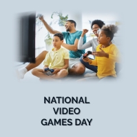NATIONAL VIDEO GAMES DAY Template | PosterMyWall