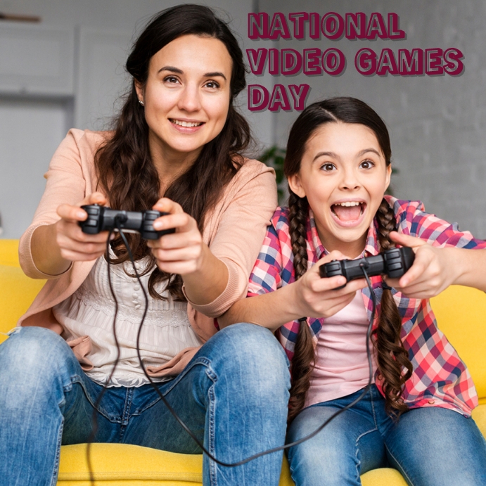 NATIONAL VIDEO GAMES DAY Template | PosterMyWall