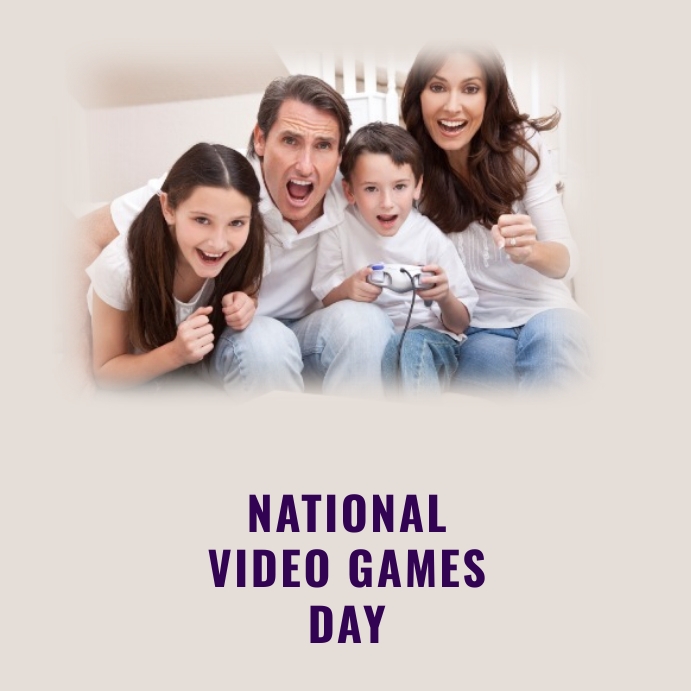 NATIONAL VIDEO GAMES DAY Template | PosterMyWall