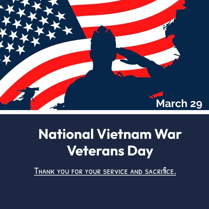 National vietnam war veterans day Template | PosterMyWall
