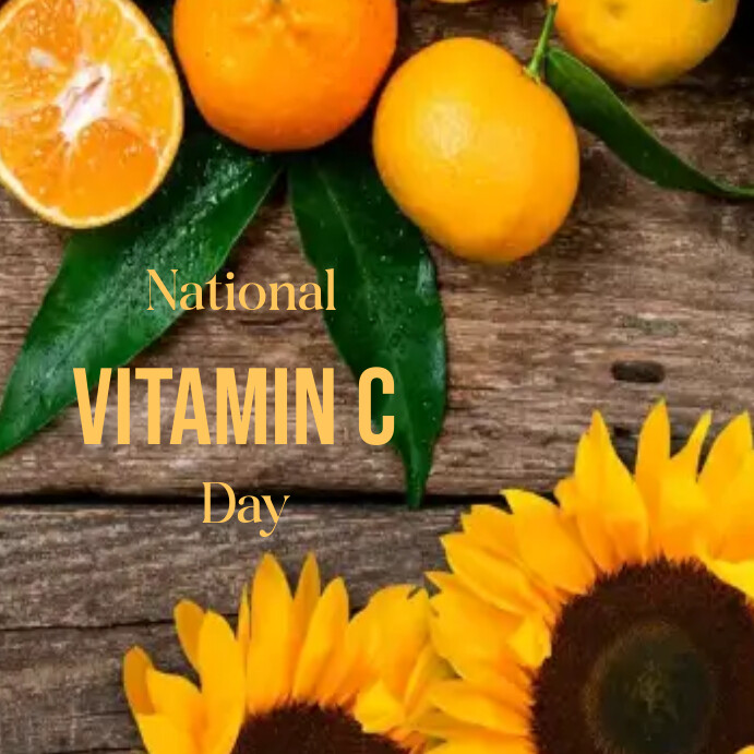 National vitamin C day Instagram post Template | PosterMyWall