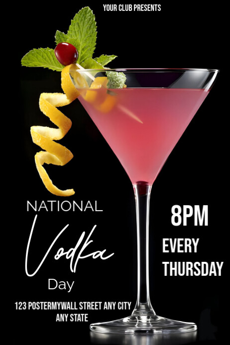 Modèle National vodka Day | PosterMyWall