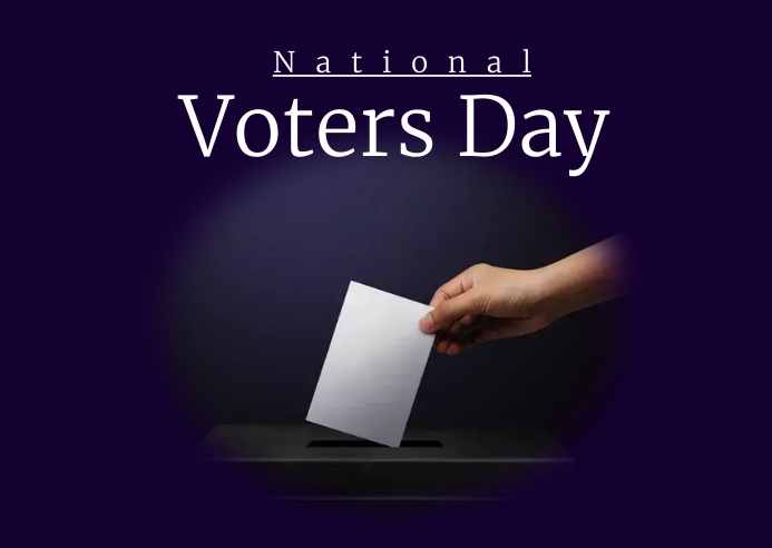 national voters day Template | PosterMyWall