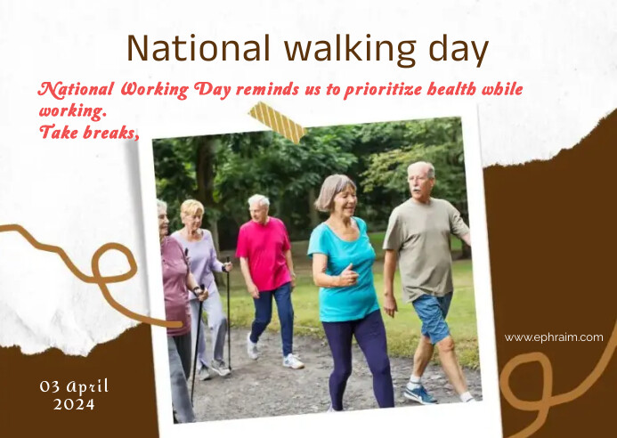 national walking day Template | PosterMyWall
